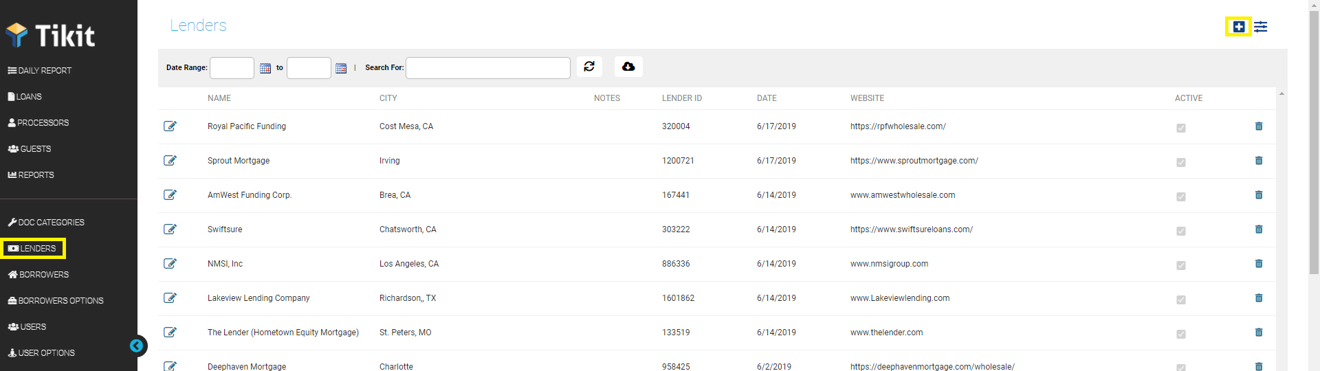 Add Subdivisions - Tikit Cloud-Based Hodme Warranty Software | Loan Processing Software